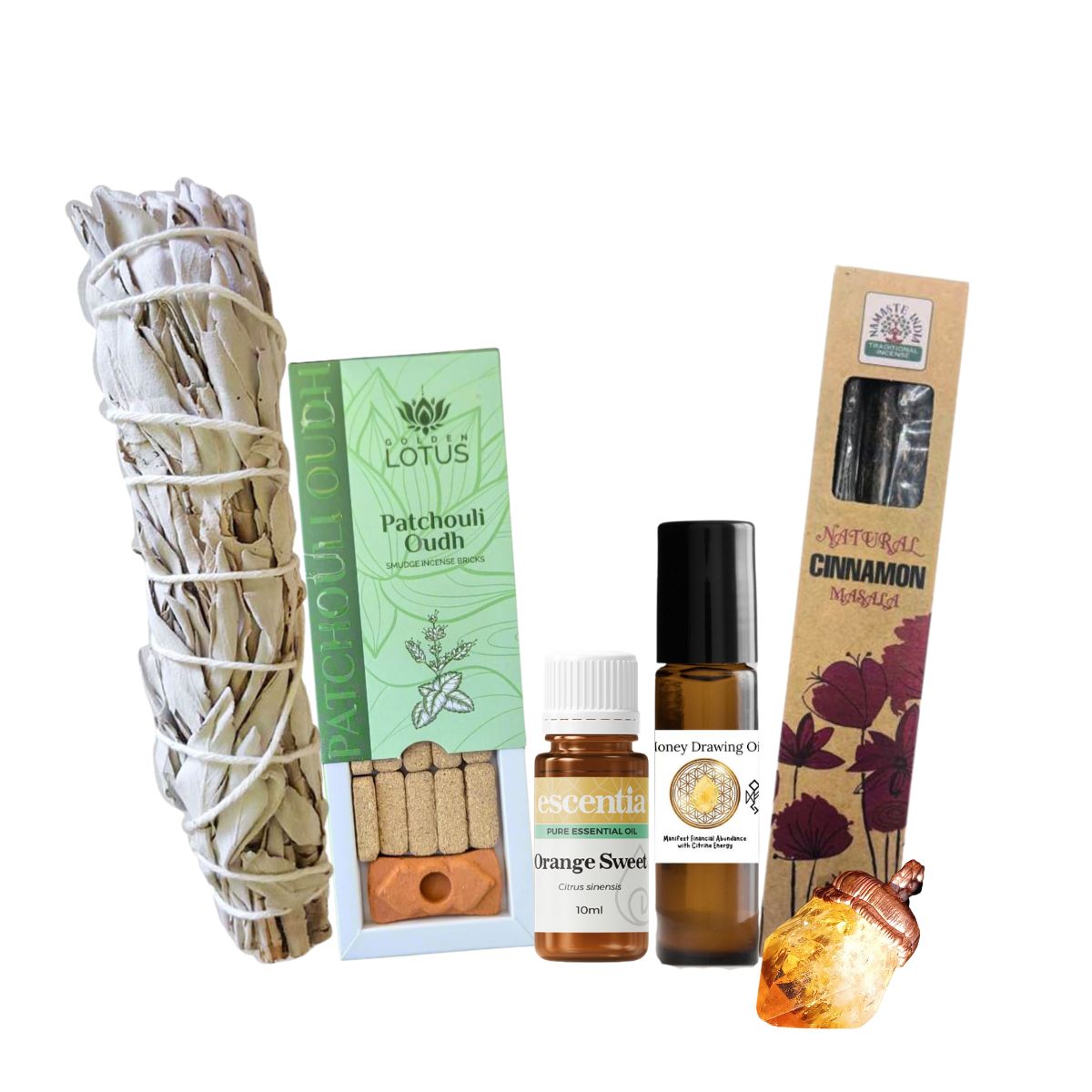 Secret Sense Money Drawing Ritual Kit for Prosperity & Success