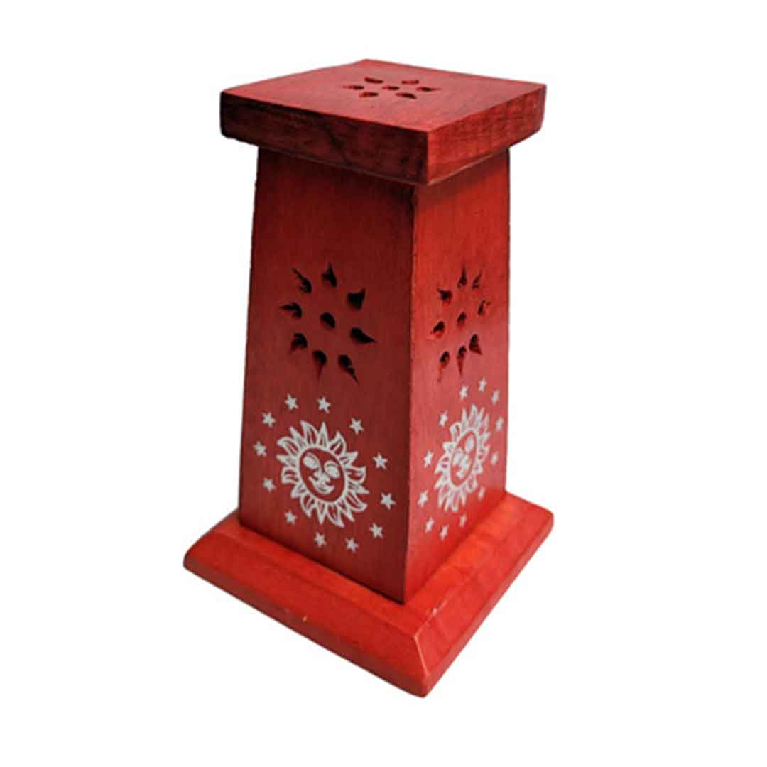 Ash Cone Tower - Sun red - 13cm